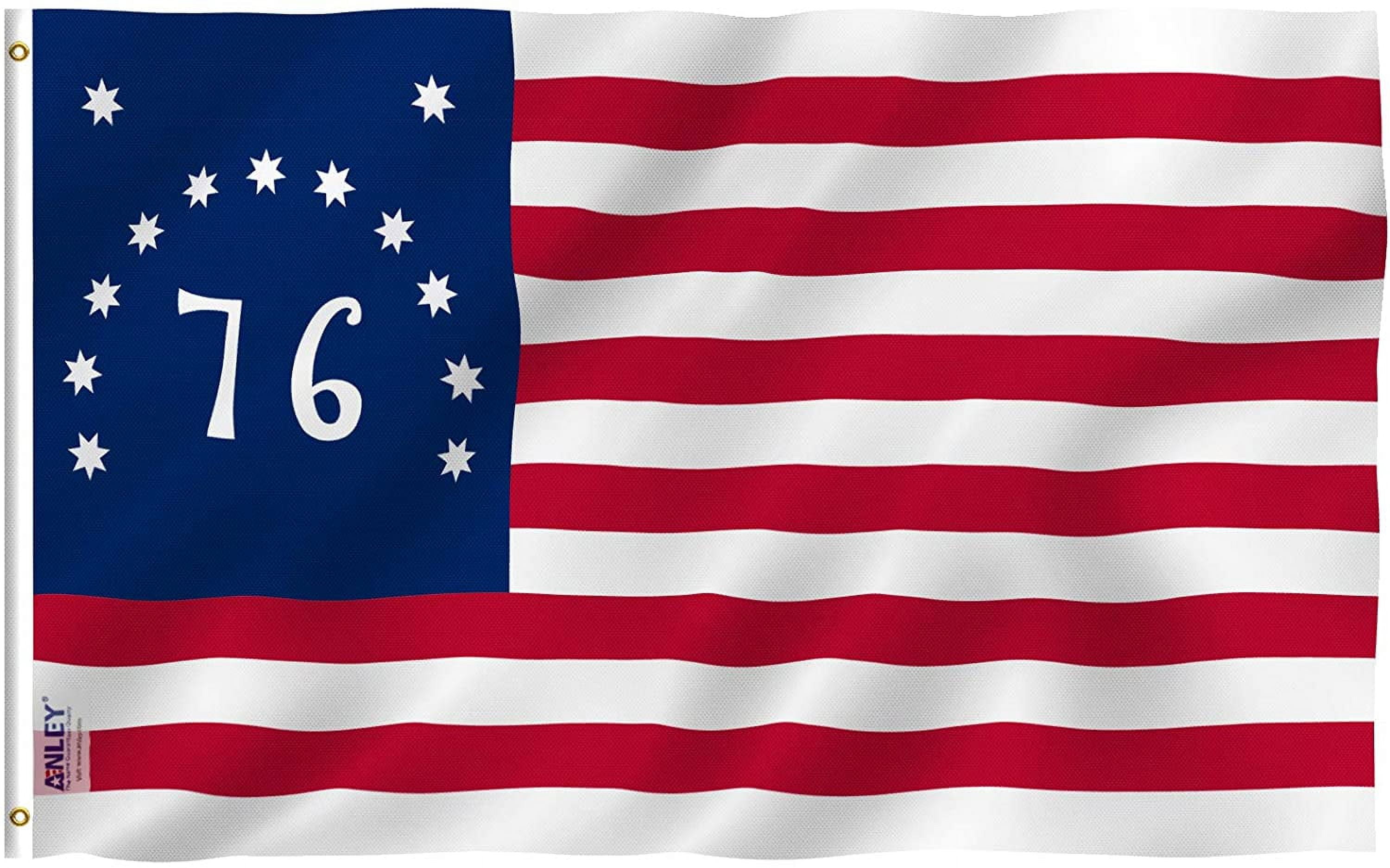 Bennington 76 Flag - Vivid Color and Fade Proof - American Revolution ...