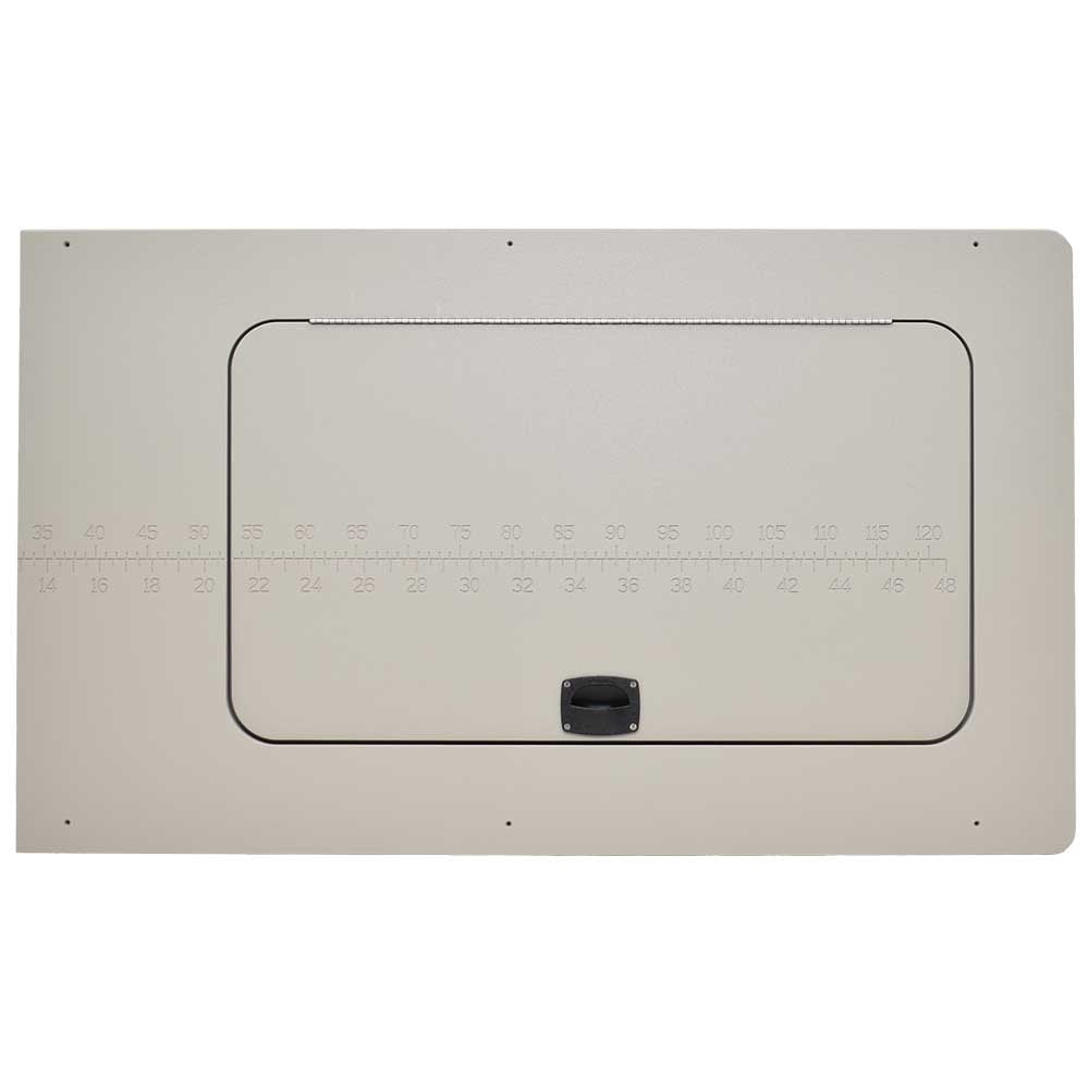 Bennington Pontoon Boat Storage Lid | Fish Ruler 40 x 23 3/4 Inch Gray ...