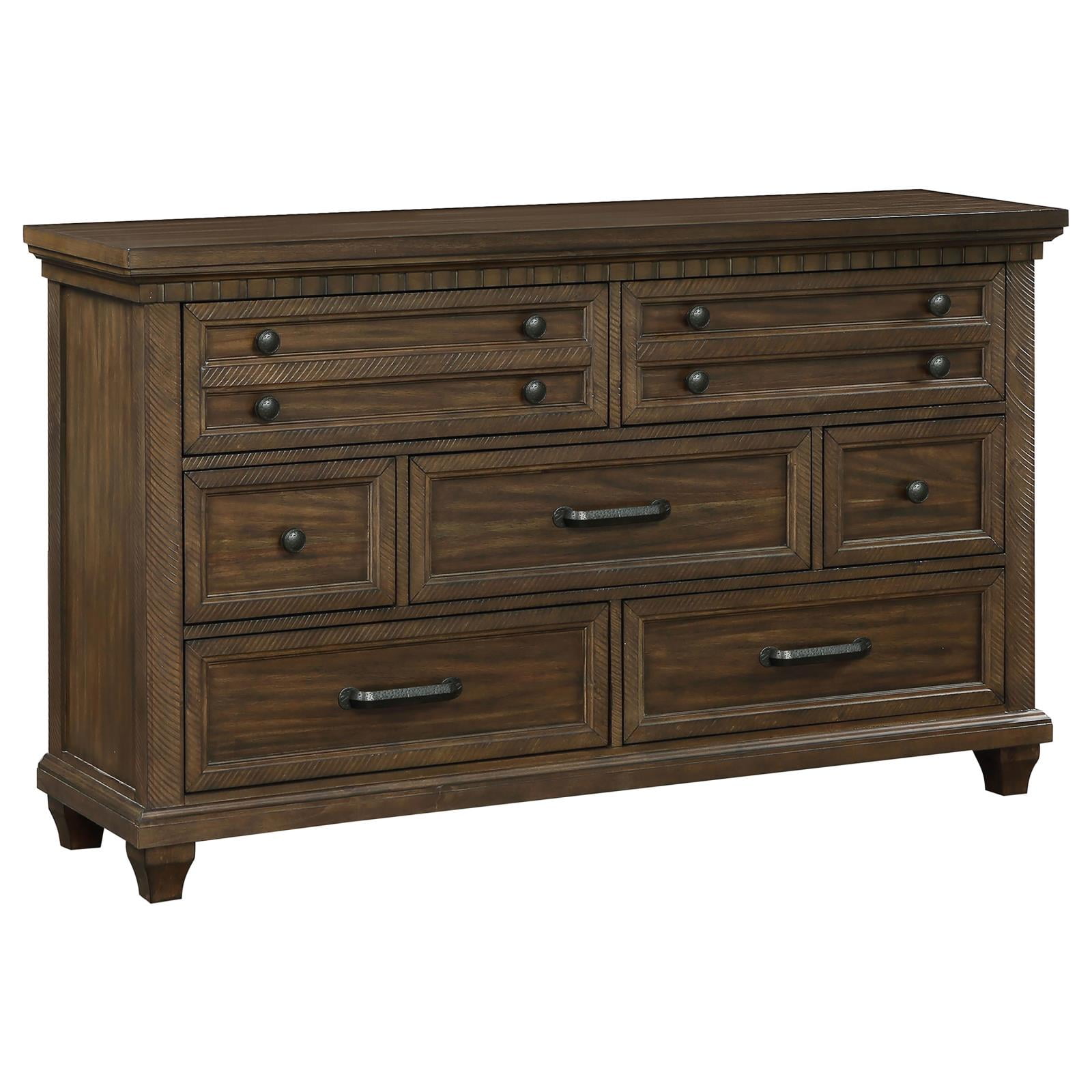 Bennington Rectangular 7-drawer Dresser Acacia Brown - Walmart.com