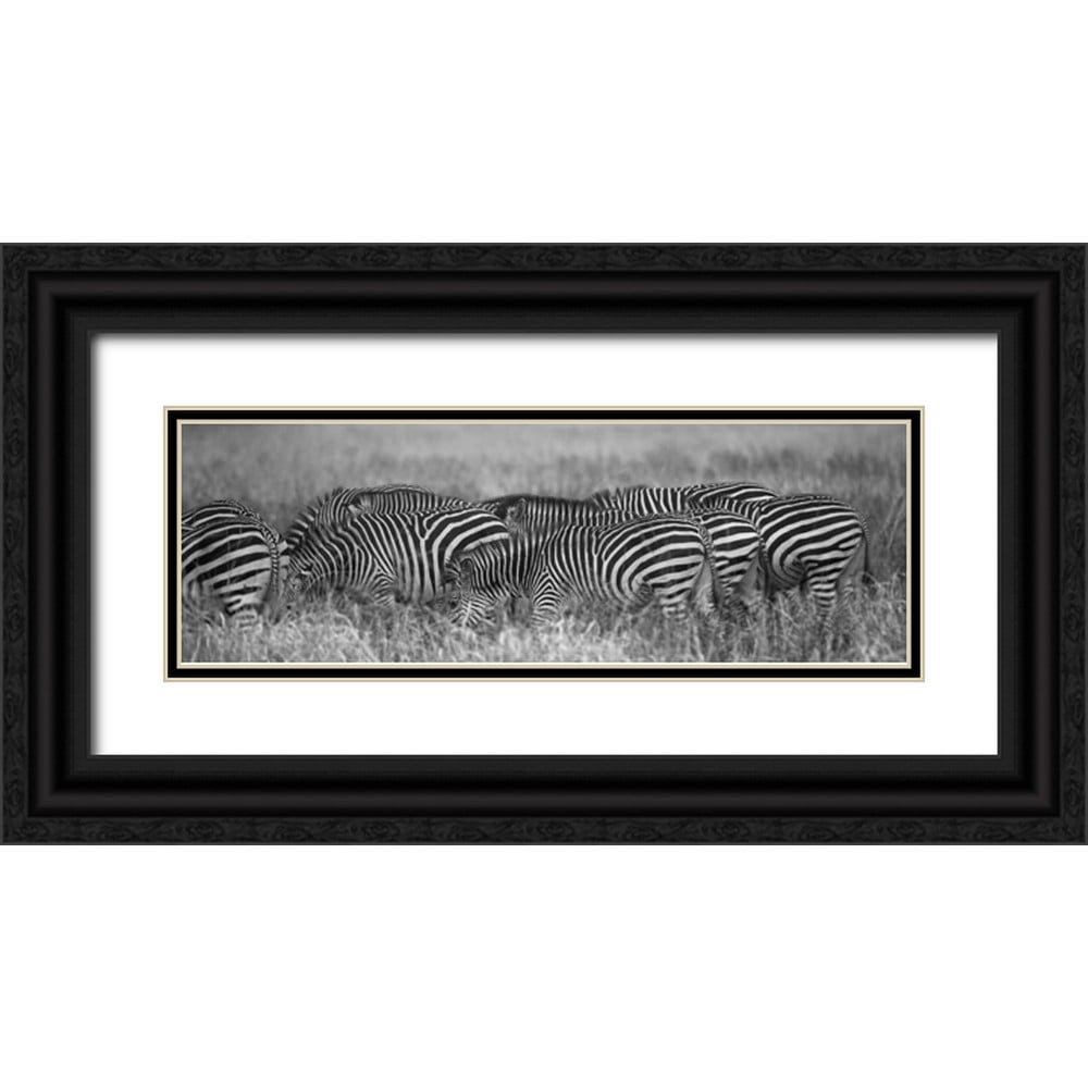 Bennion, Scott 18x9 Black Ornate Wood Framed with Double Matting Museum ...