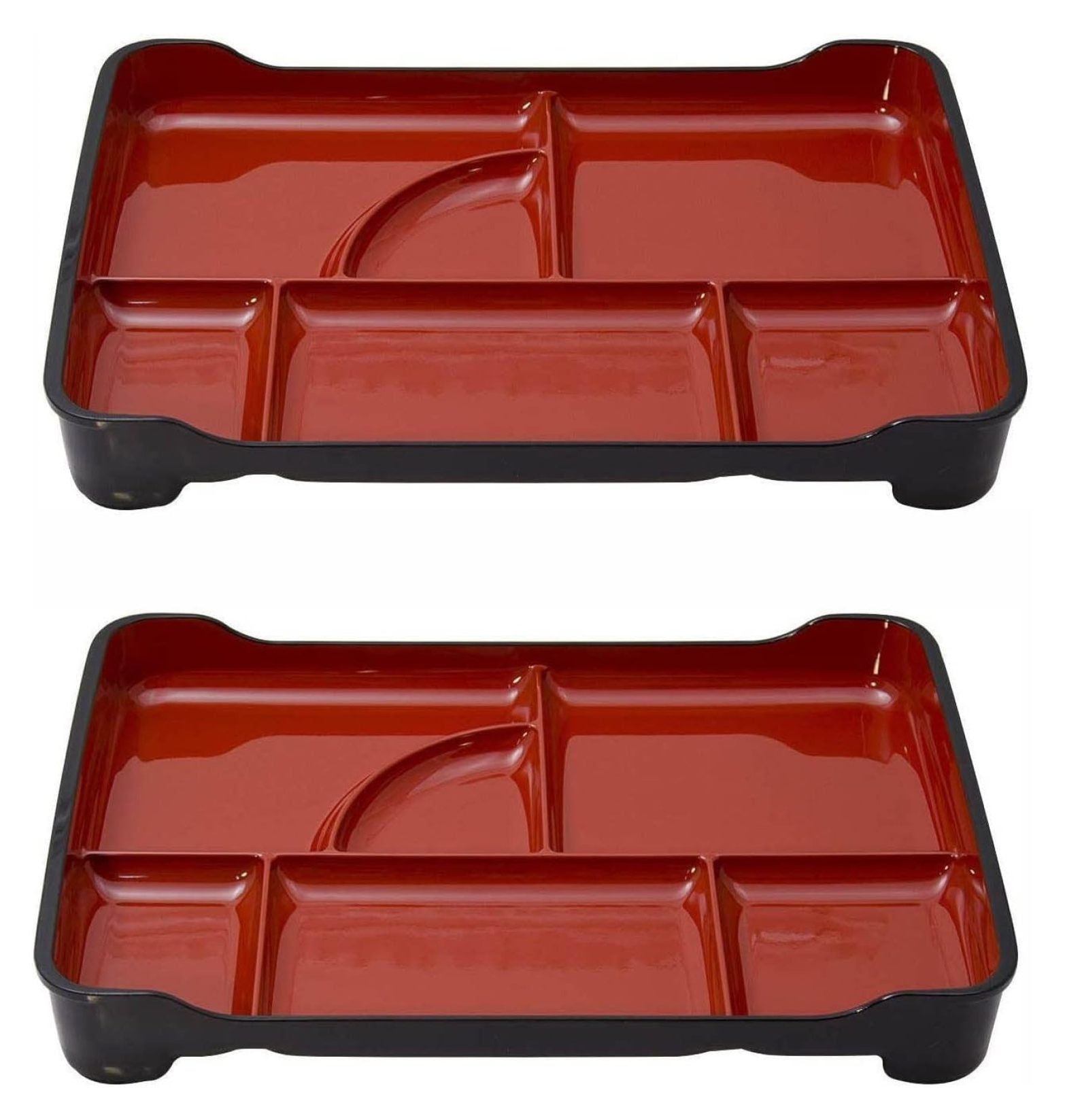 Bennium 1590, Japanese Lunch Bento Box Traditional Plastic Lacquered ...