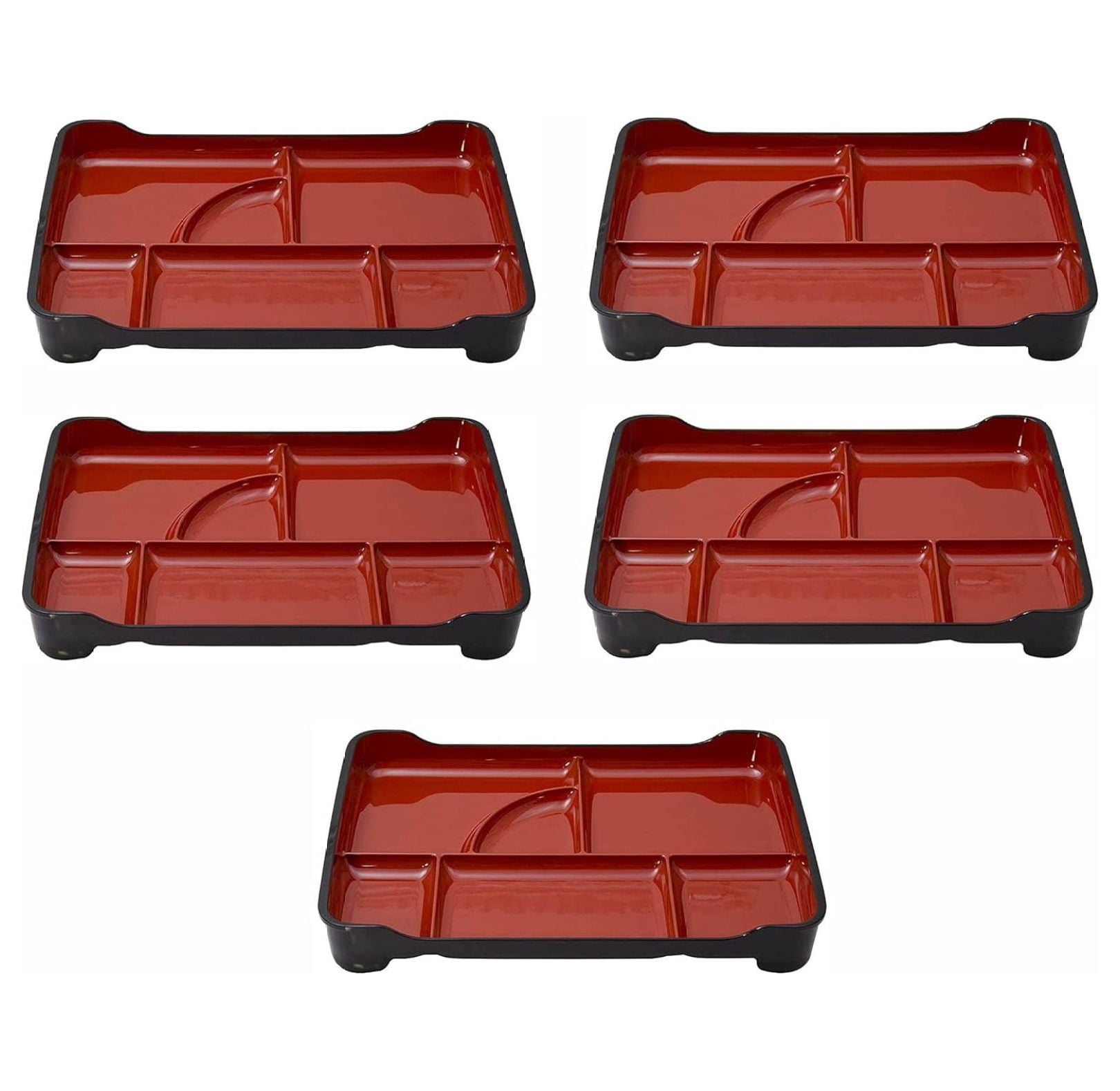 Bennium 1590, Japanese Lunch Bento Box Traditional Plastic Lacquered ...