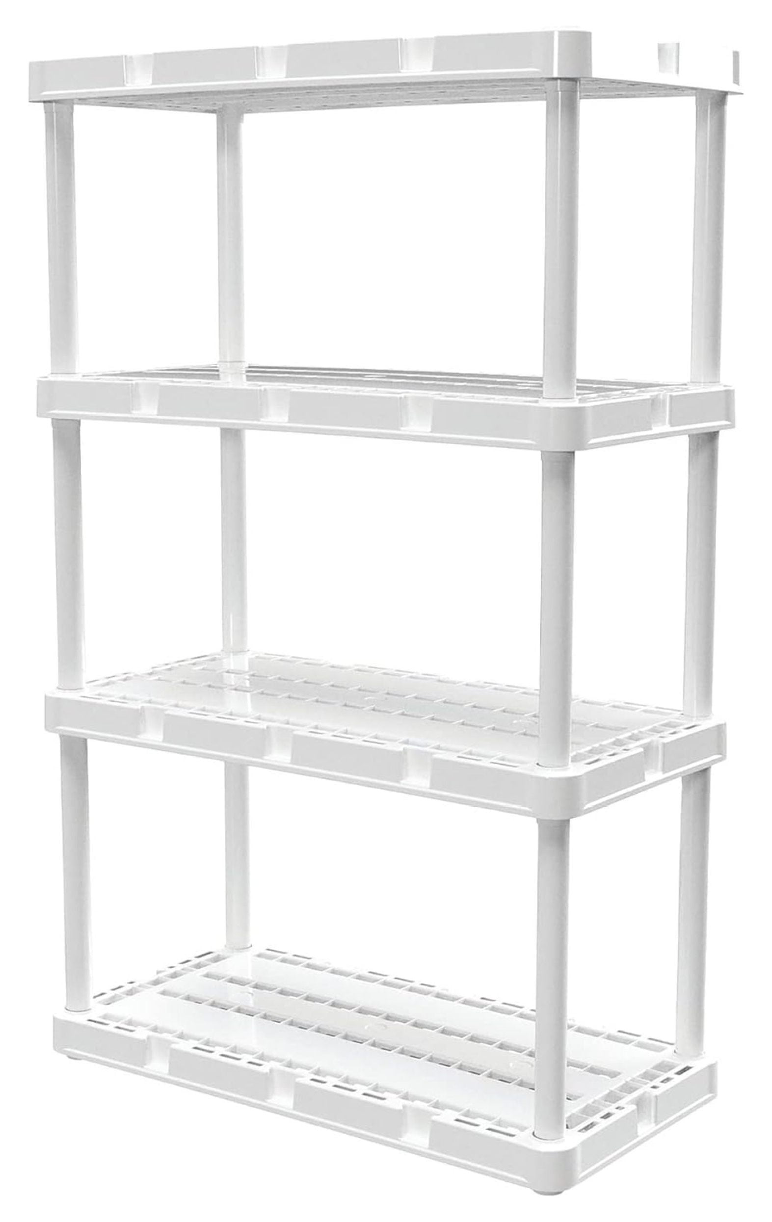 Bennium 4 Shelf Knect-A-Shelf Solid Light Duty Storage Unit 12 x 24 x ...