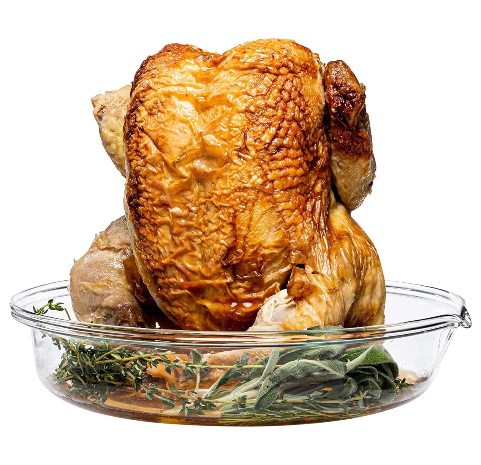 Bennium Glassware Vertical Chicken Roaster for Chicken: Borosilicate ...