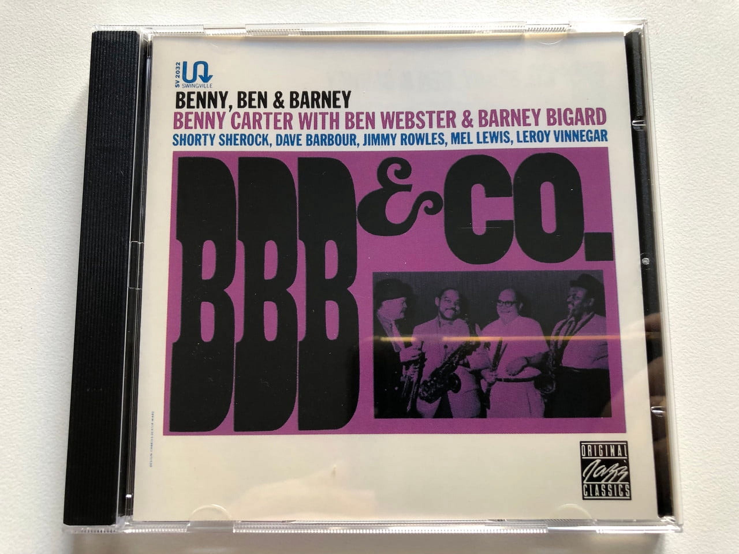 Benny Carter With Ben Webster & Barney Bigard: BBB & Co. - Shorty ...