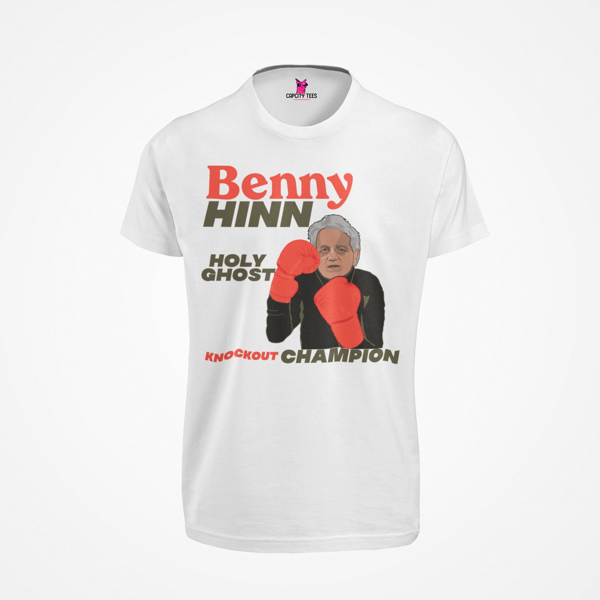 Benny Hinn Parody Shirt, Holy Ghost Knockout Champion, Meme Shirt, Holy ...