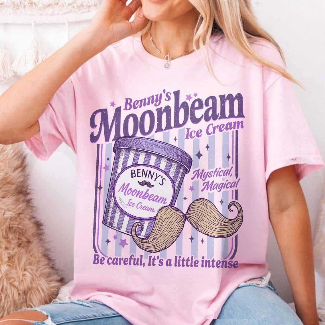 Benny’s Moonbeam Ice Cream T-Shirt, America Concert Tour, Mystical ...