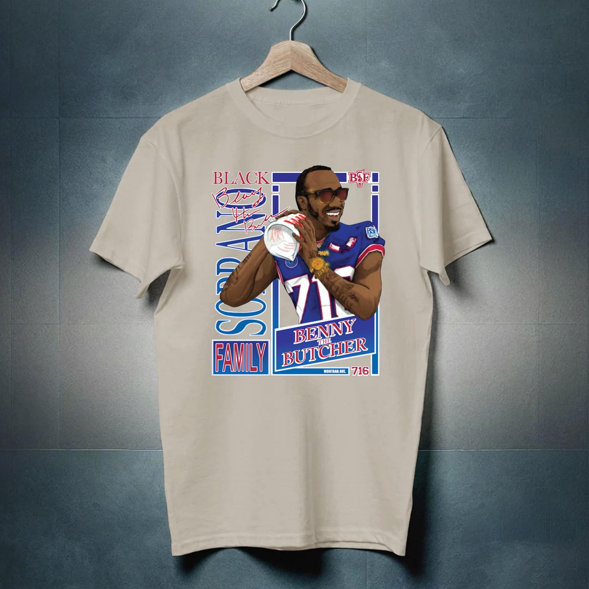 Benny the Butcher BSF x Bullalo Bills T-Shirt-TH40277 - Walmart.com