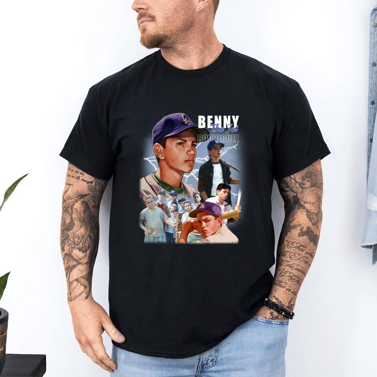 Benny The Jet Rodriguez Unisex Shirt Baseball The Sandlot Benny The Jet Rodriguez Sandlot