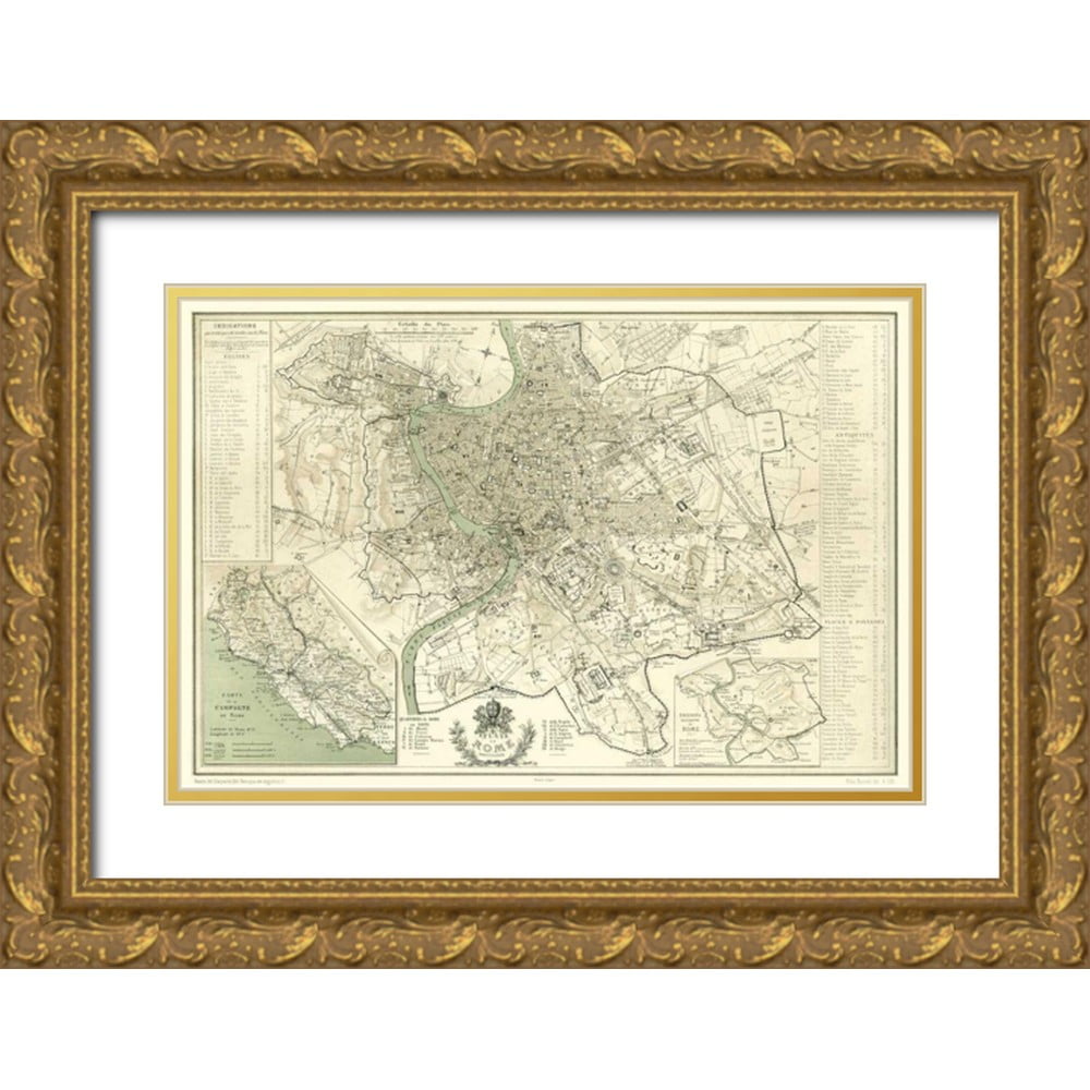 Benoist, Felix 32x23 Gold Ornate Wood Framed with Double Matting Museum ...