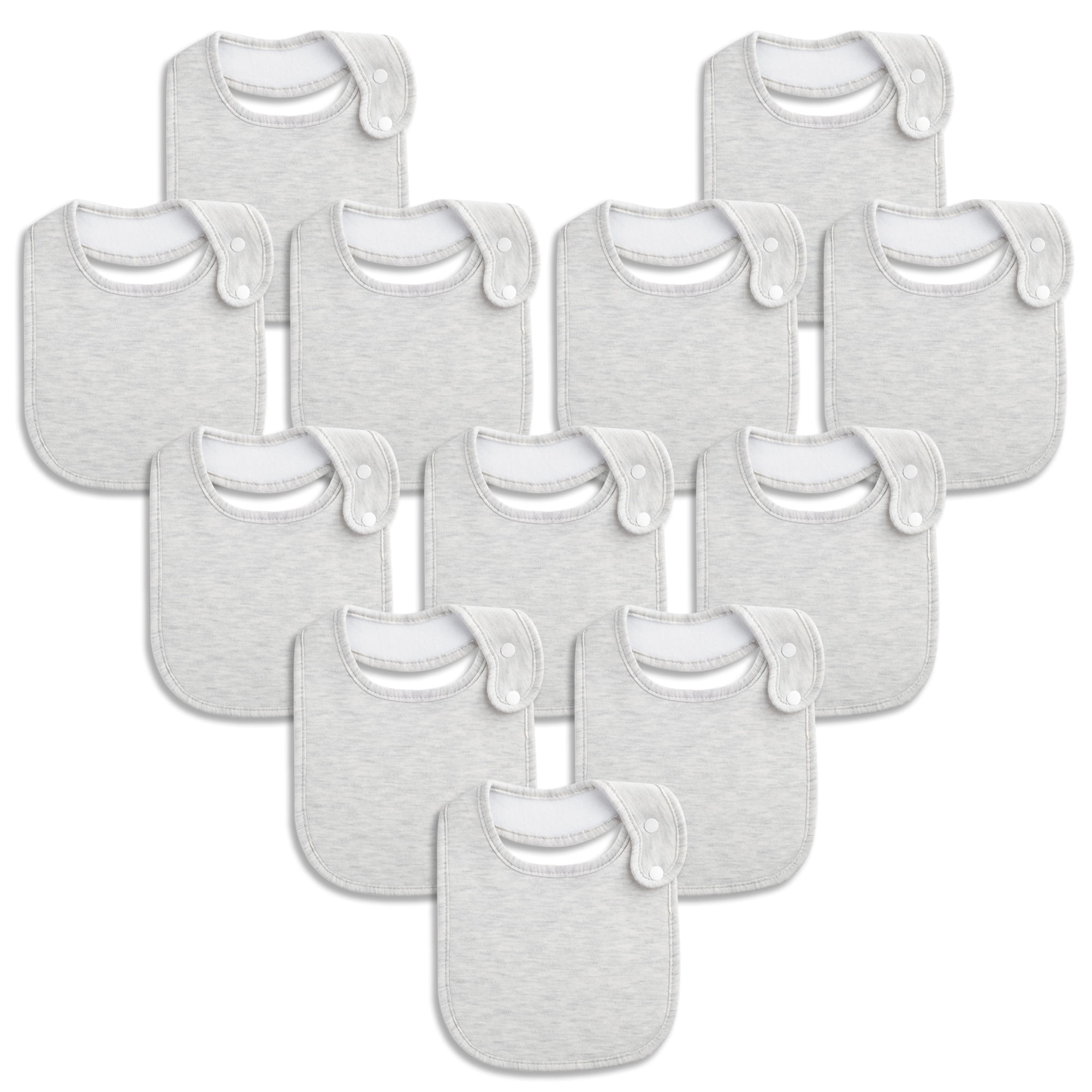 Benoxine 12-Pack Baby Bibs for Boys & Girls, Bandana Drool Bibs, Super ...