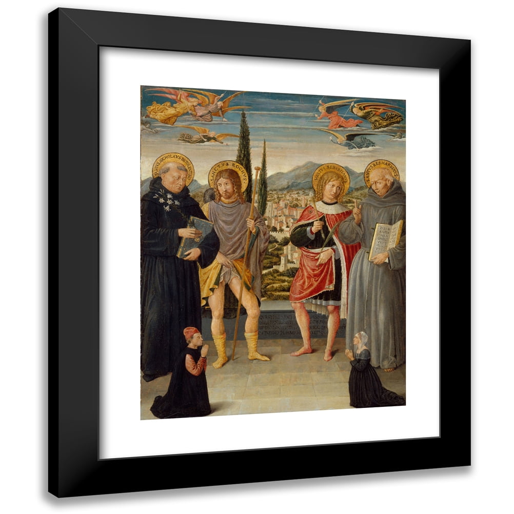 Benozzo Gozzoli 15x18 Black Modern Framed Museum Art Print Titled ...
