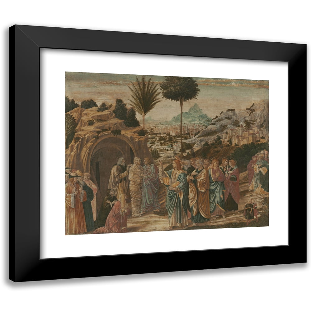 Benozzo Gozzoli 24x20 Black Modern Framed Museum Art Print Titled - The ...