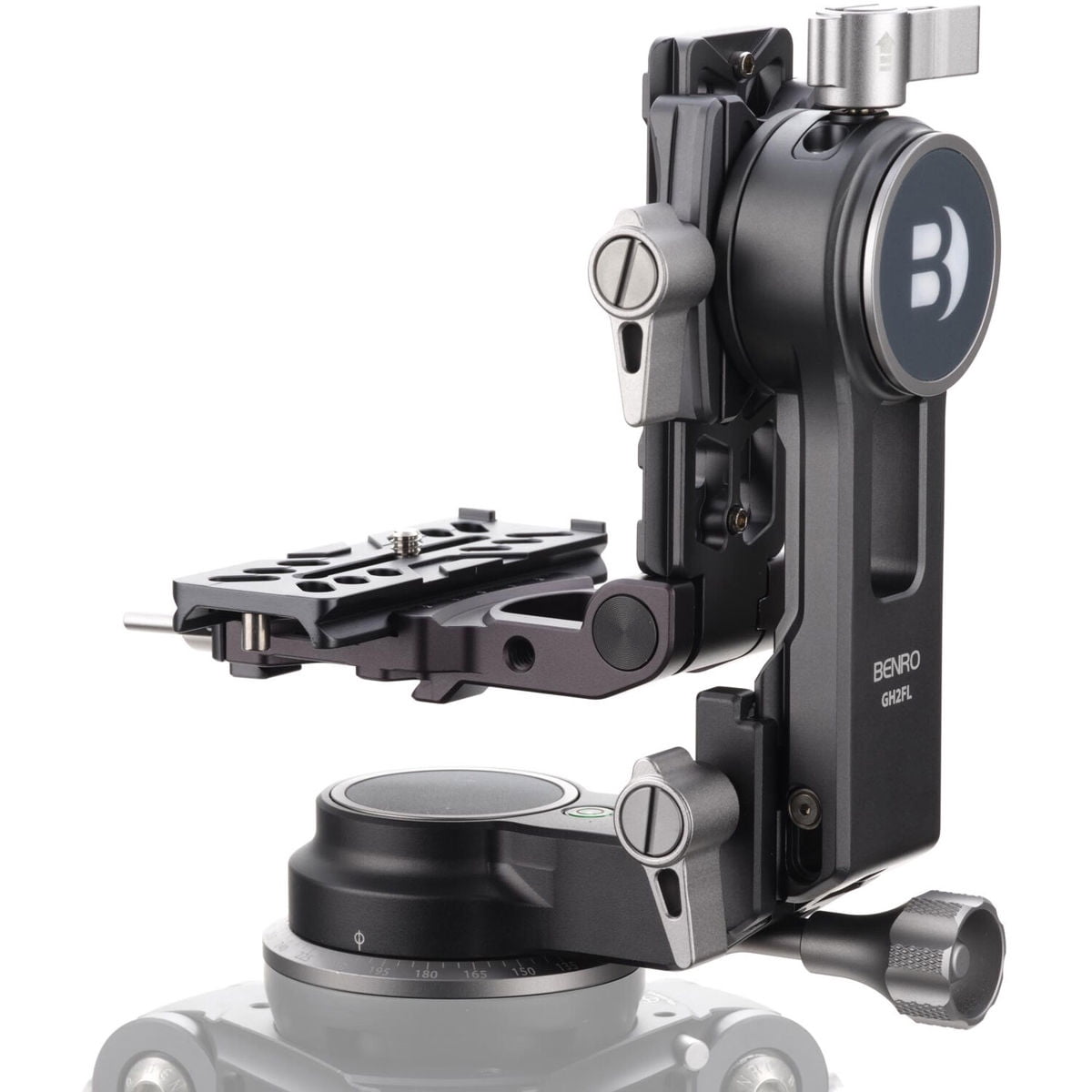 Benro GH2FL Aluminum Foldable Gimbal Head with Quick Release Plate, 22 ...