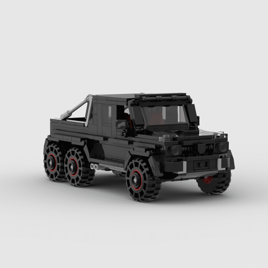 Bens G63 6X6 Wheels Vehicle Speed Champion Racer Building Blocks Brick ...