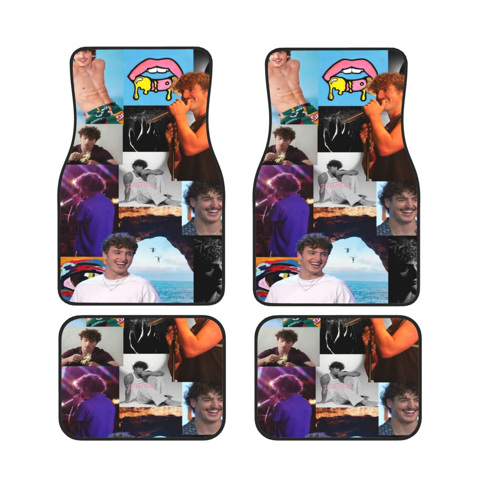 Benson Boone Car Floor Mats, 4-Pcs Full Set Rubber-Lined All-Season ...