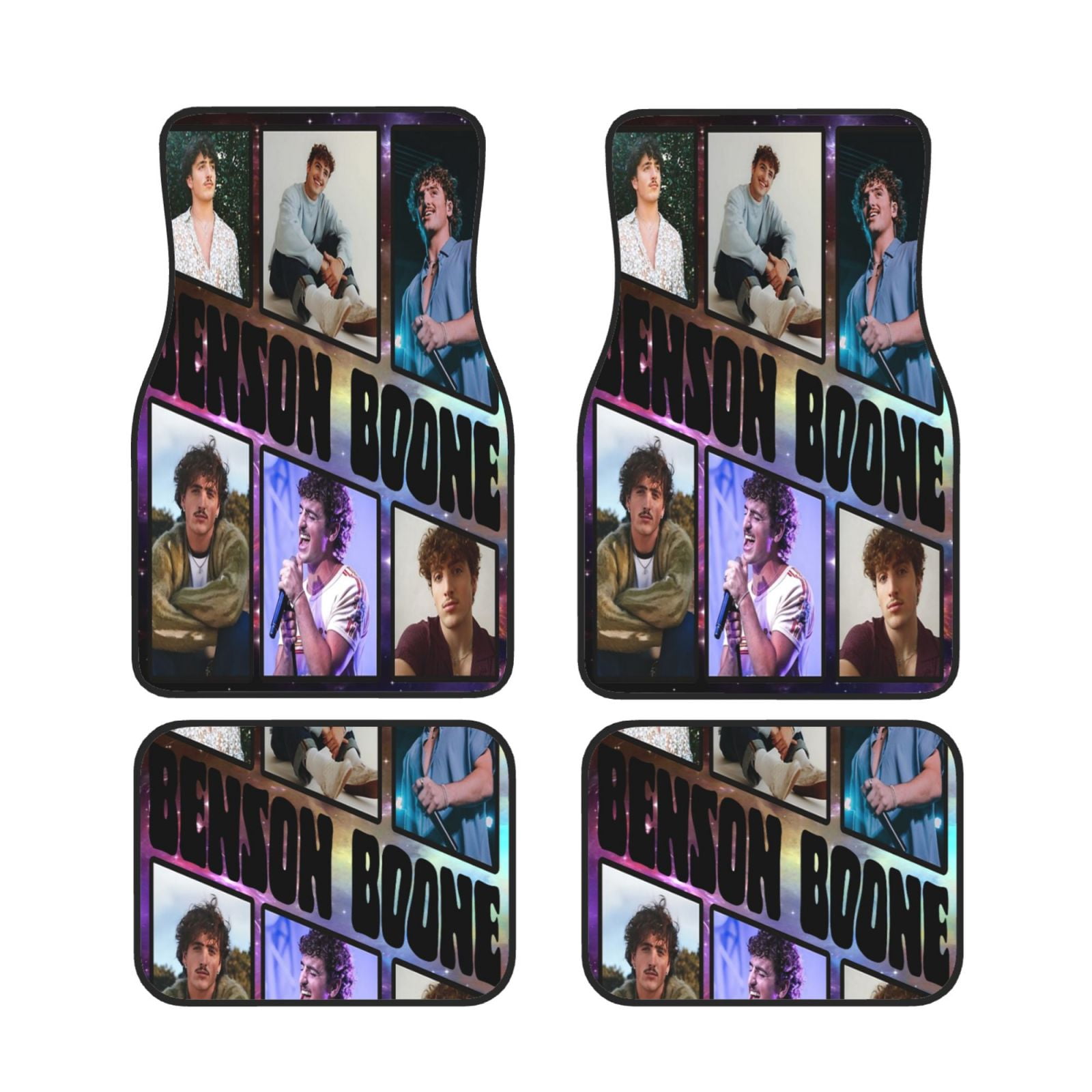 Benson Boone Car Floor Mats, 4-Pcs Full Set Rubber-Lined All-Season ...