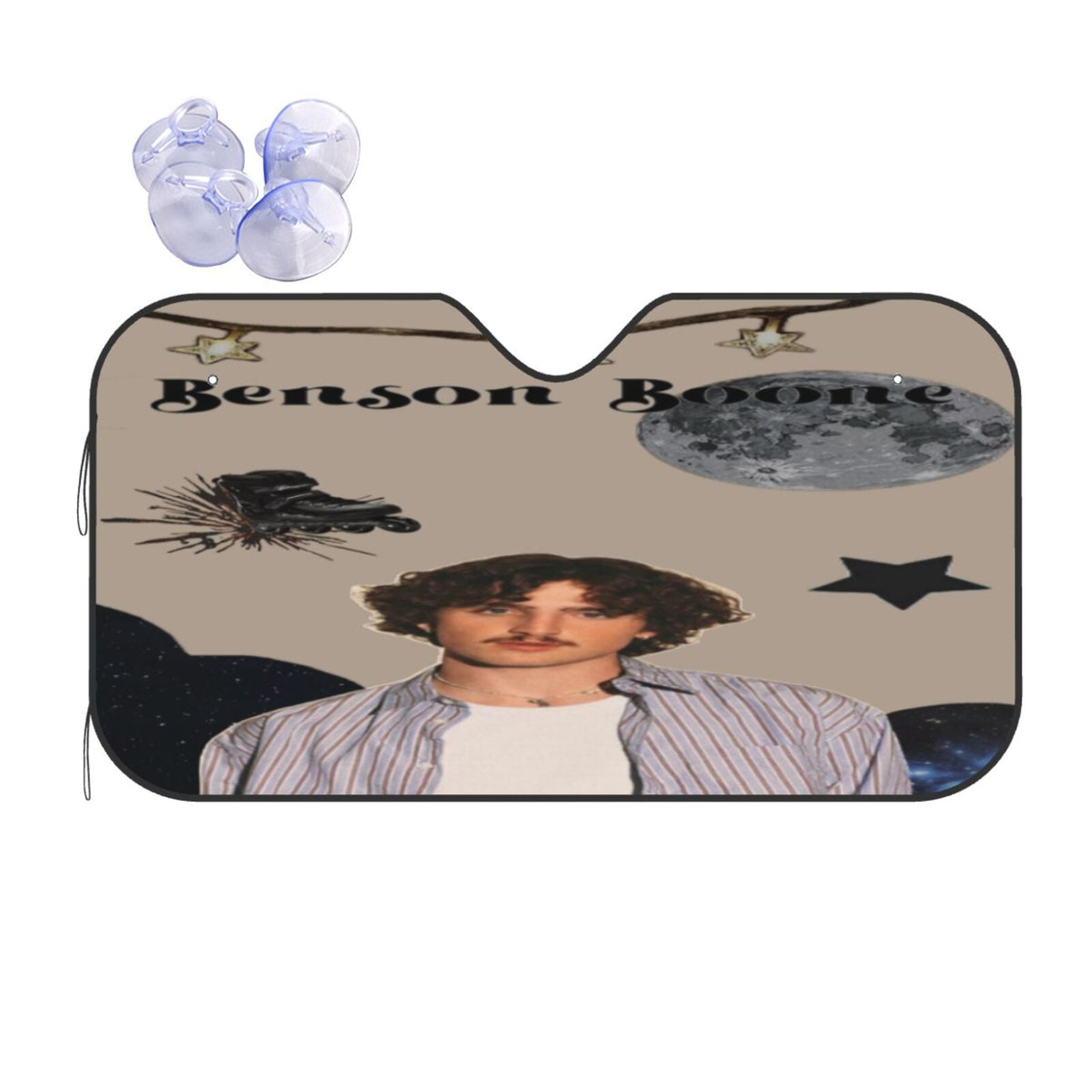 Benson Boone Car Sunshade Front Windshield Sun Shade Hardened Sun Visor ...