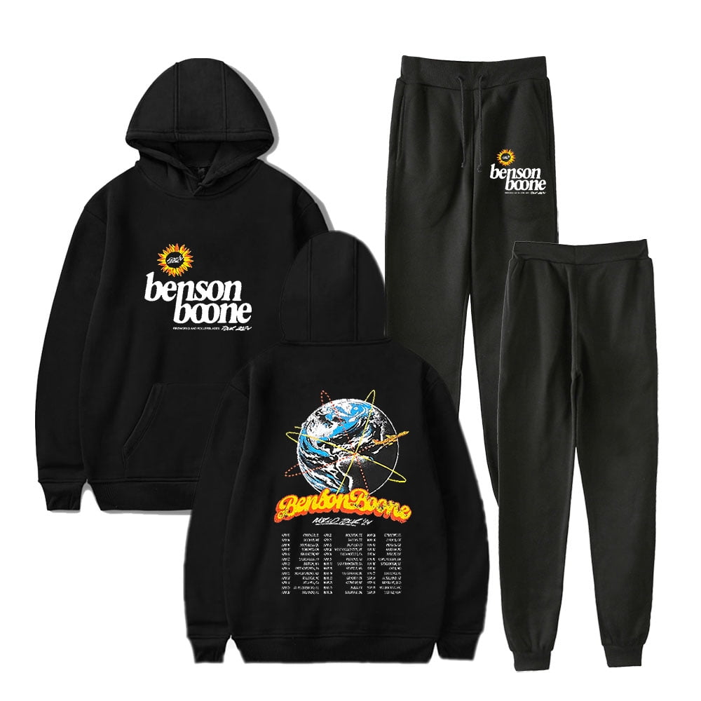 Benson Boone Fireworks and Rollerblades Tour Merch Hoodies Jogger Pants ...