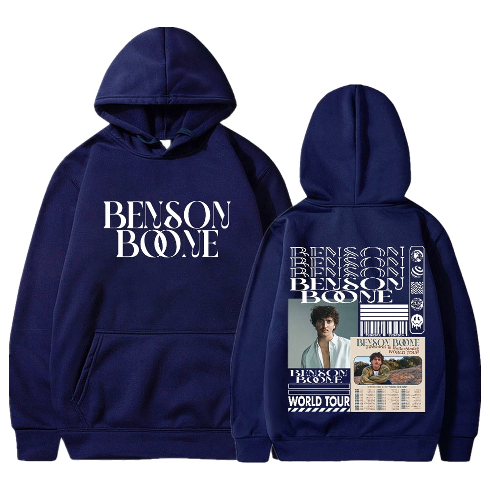 Benson Boone Hoodie 2024 Fireworks and Rollerblades World Tour Merch ...