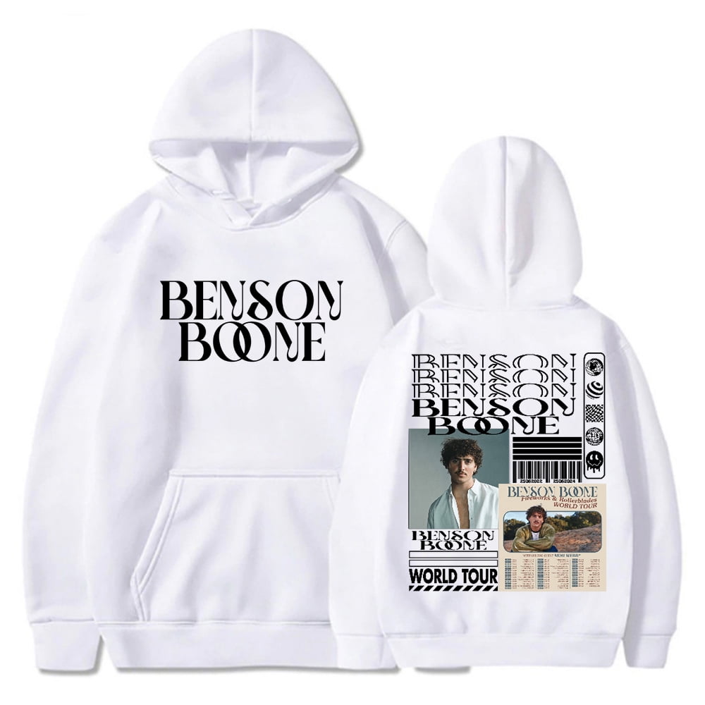 Benson Boone Hoodie 2024 Fireworks and Rollerblades World Tour Merch ...