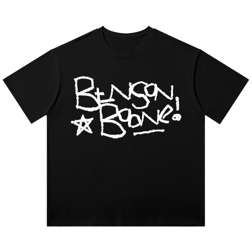 Benson Boone Logo Merch Vintage Wash Tee Cosplay Women Men Fashion ...