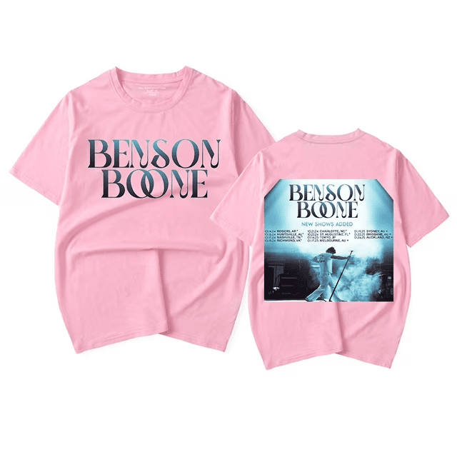 Benson Boone Merch Benson Boone Tour tshirt crewneck short sleeve ...