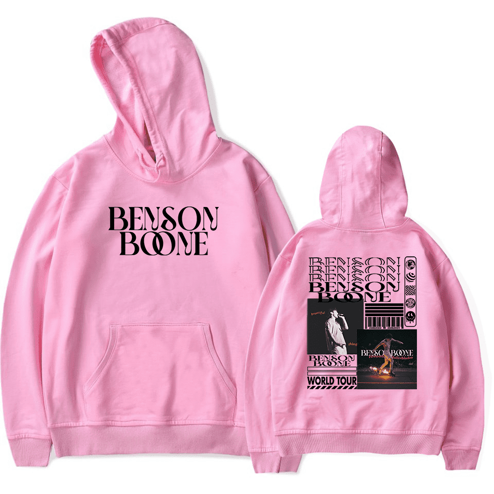 Benson Boone Merch Hoodie Fireworks and Rollerblades World Tour Hoodies ...