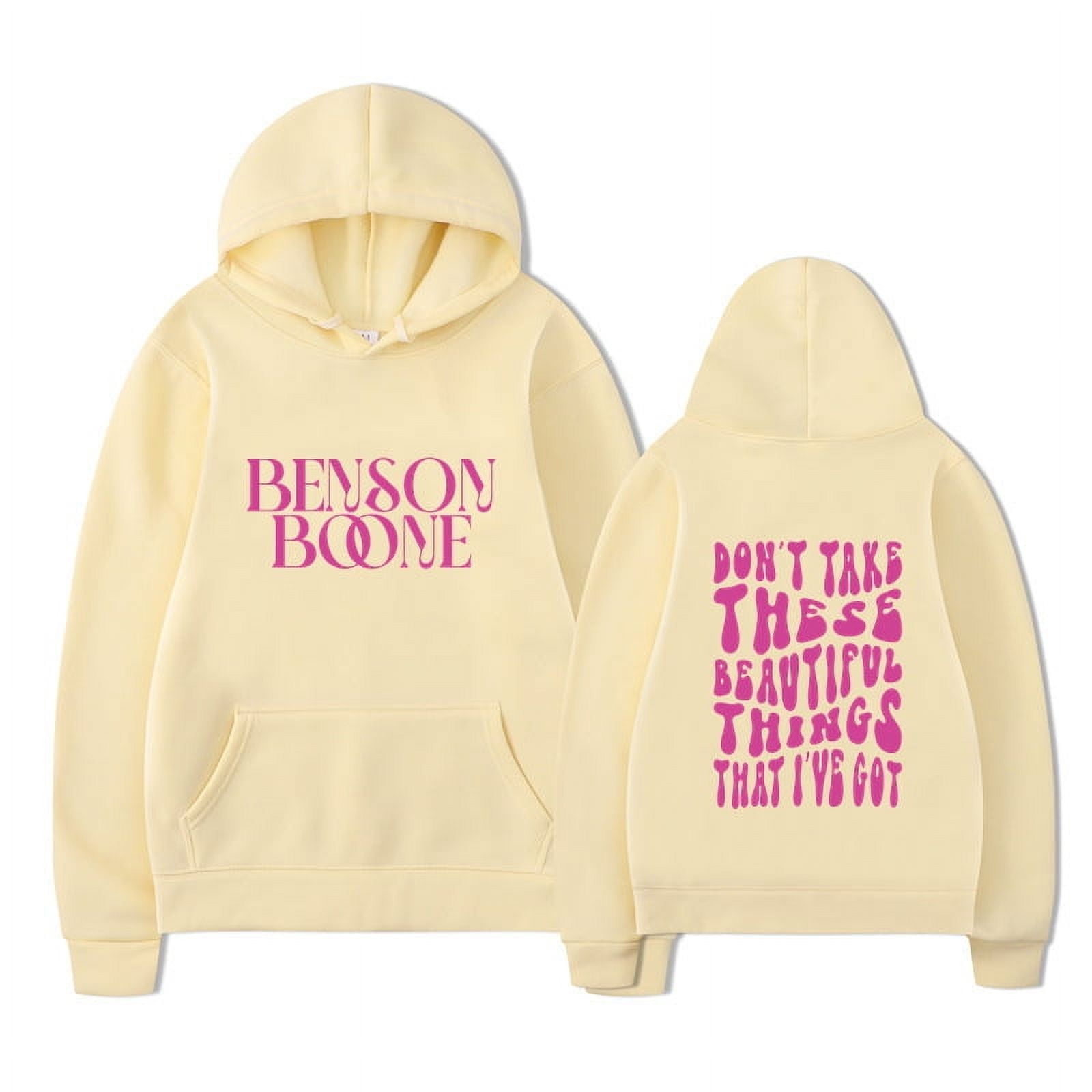 Benson Boone Merch Hoodie Harajuku Funny Benson Boone Hoodie Long ...