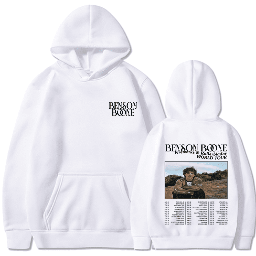 Benson Boone Merch Hoodie Men/Women Benson Boone Music Tour Hoodie ...