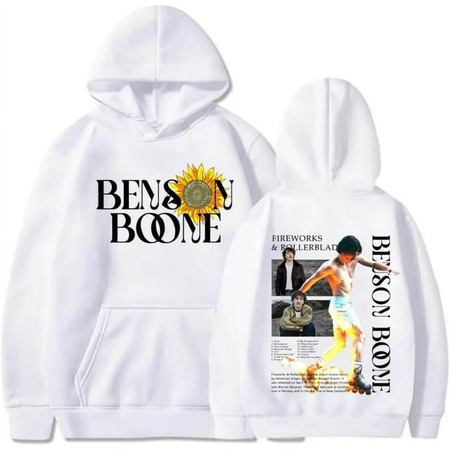 Benson Boone Merch Hoodie World Tour Fashion Pullover Sweatshirt ...