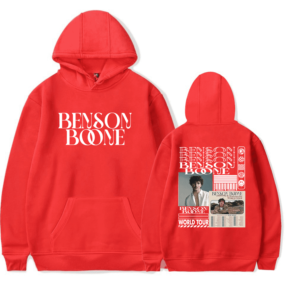 Benson Boone Merch Hoodie fashion trend long sleeved men's and women's ...