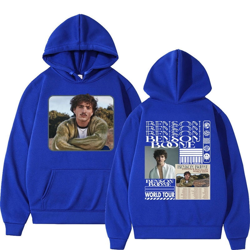 Benson Boone Merch Hoodies Fireworks & Rollerblades World Tour Vintage ...