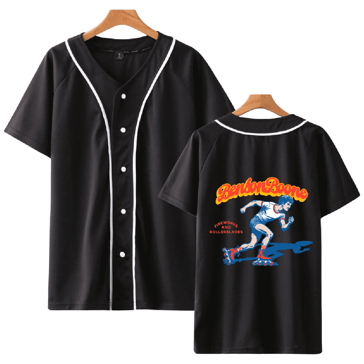 Benson Boone Merch Short Baseball Shirts Live 2024 Short Sleeve Kpop ...