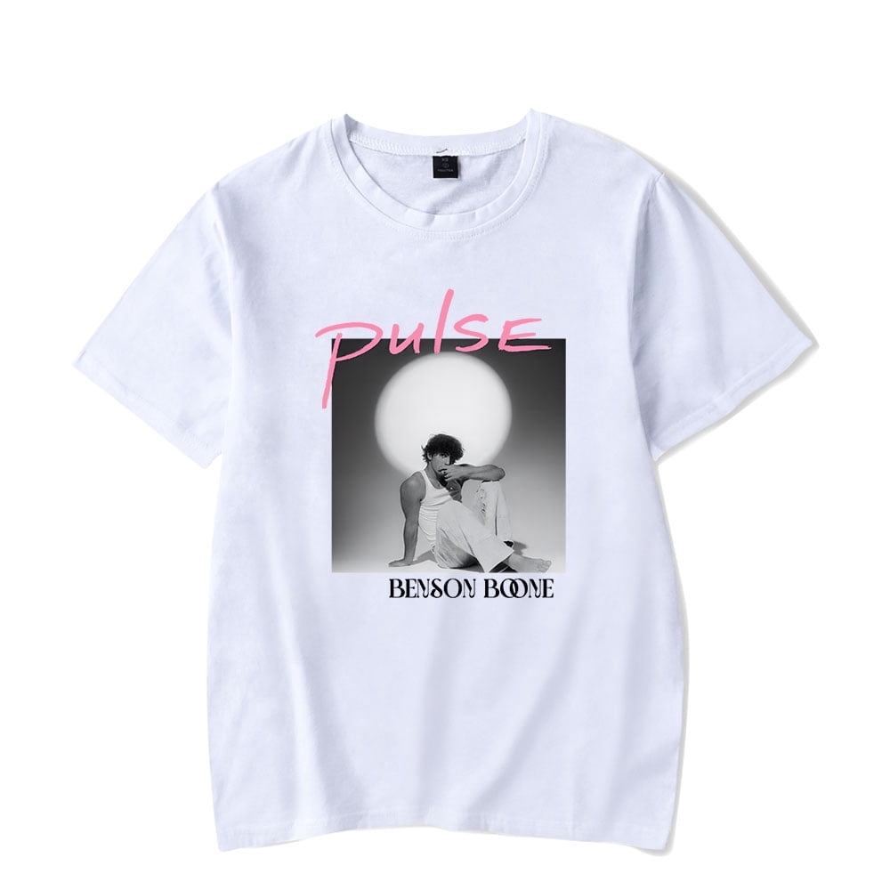 Benson Boone Merch T-Shirt Tour Tee Pulse Cover Art Casual Men Women ...