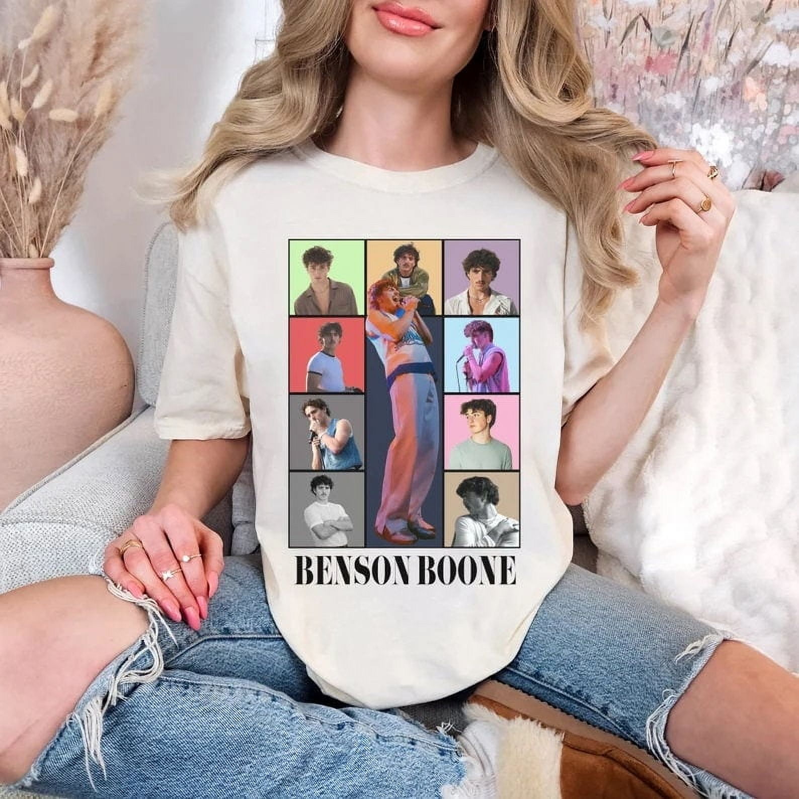 Benson Boone Shirt, Benson Boone Sweatshirt, Tour Merch, Fireworks and ...