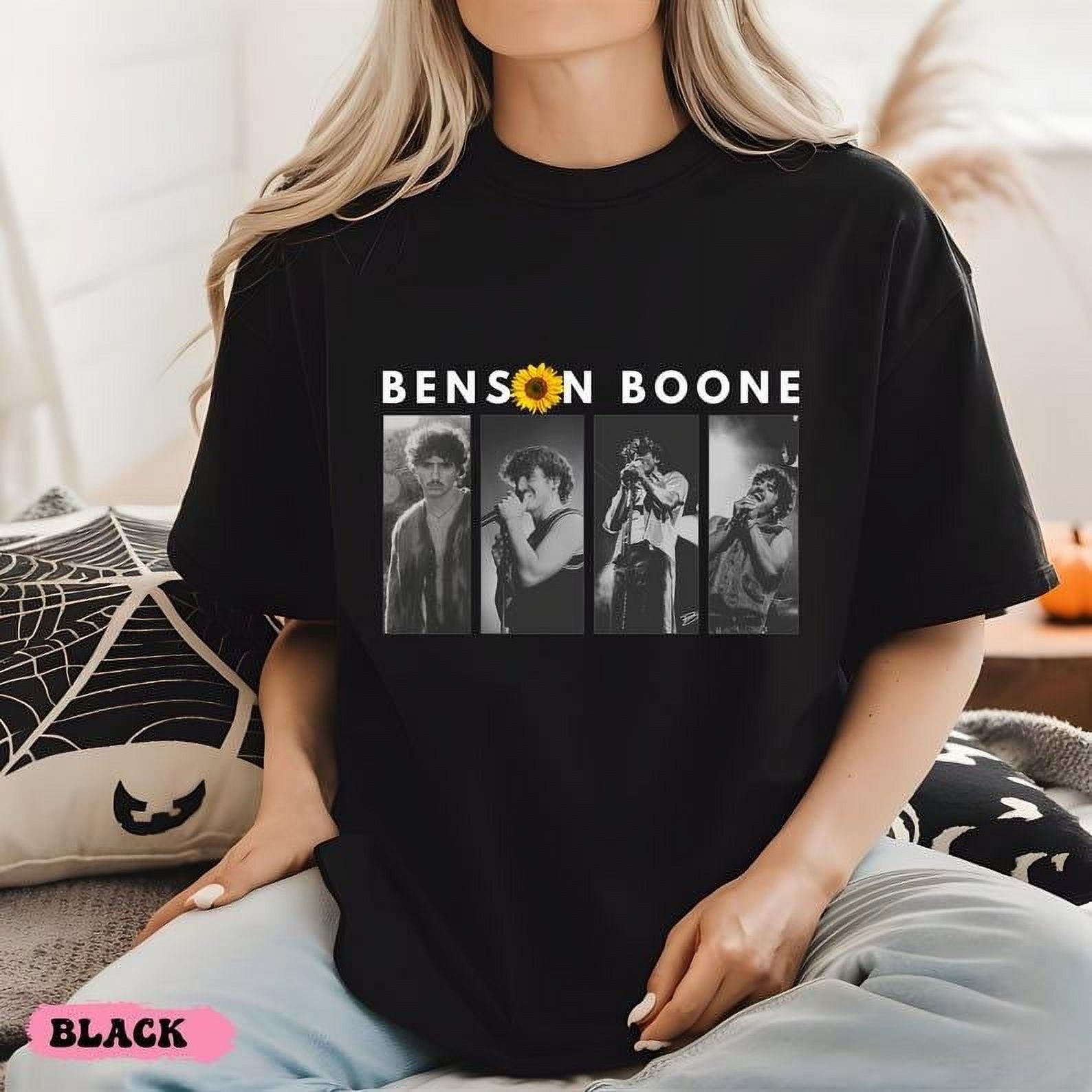 Benson Boone Shirt, Fireworks and Rollerblades World Tour T-shirt ...
