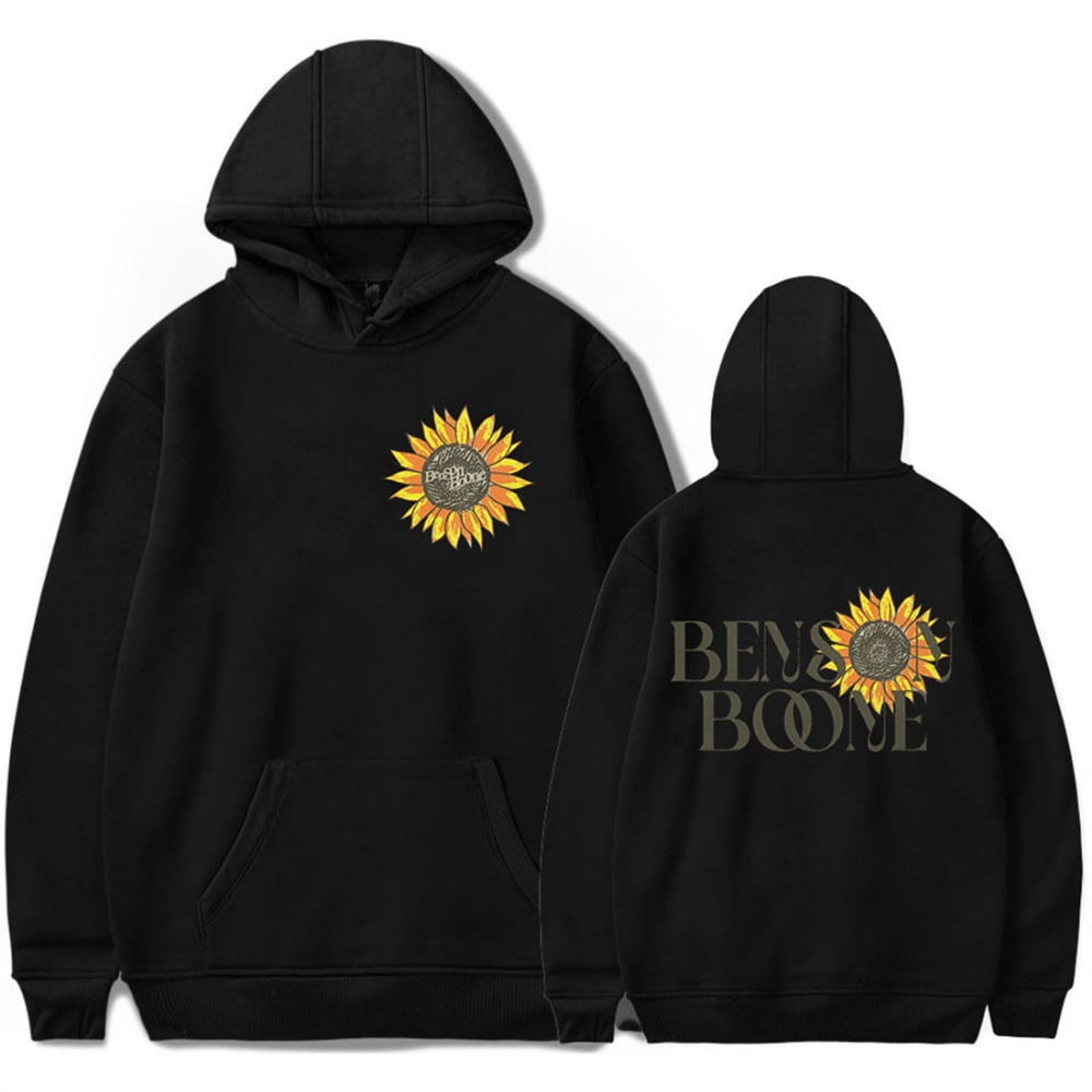 Benson Boone Sunflower Merch Hoodie Women Men Long Sleeve Sweatshirt ...