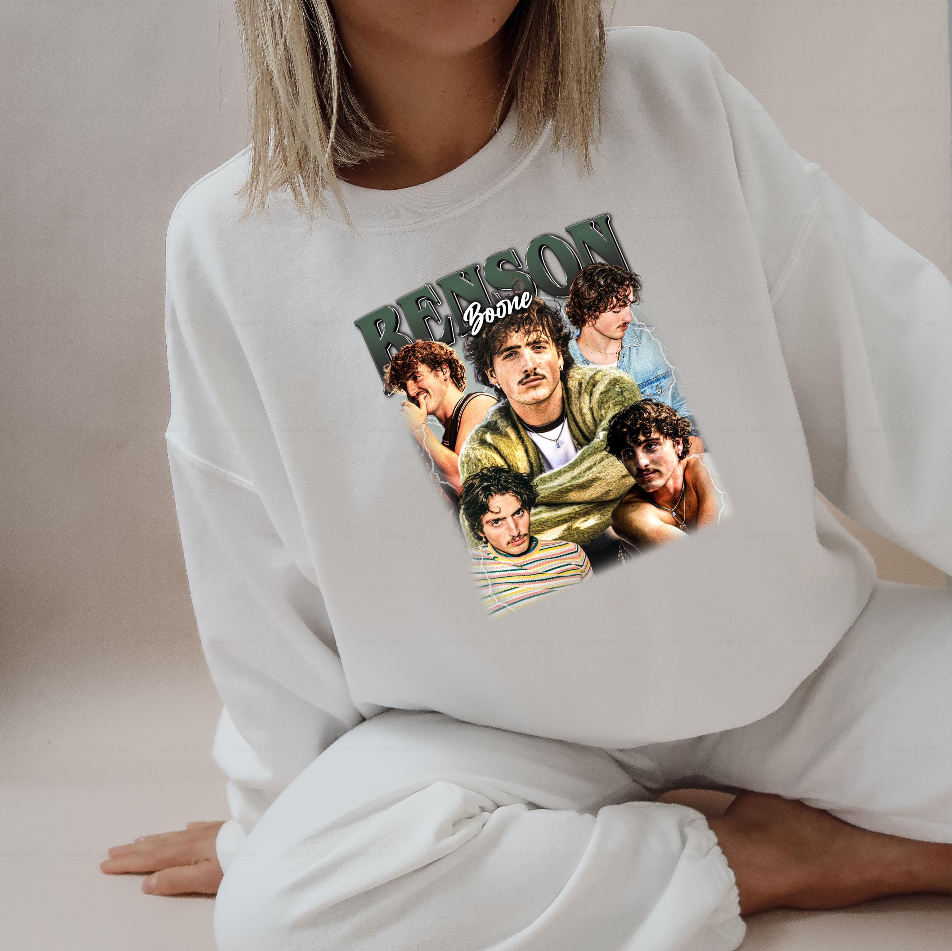 Benson Boone T Shirt, Sweatshirt, Hoodie Softstyle Pop Music Fan Unisex ...