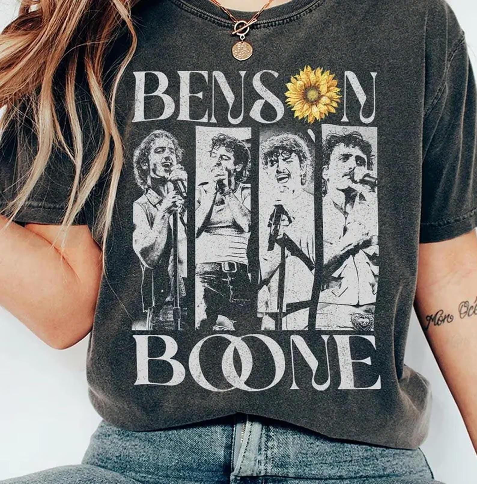 Benson Boone Vintage Shirt, Benson Boone Merch, Benson Boone Concert ...