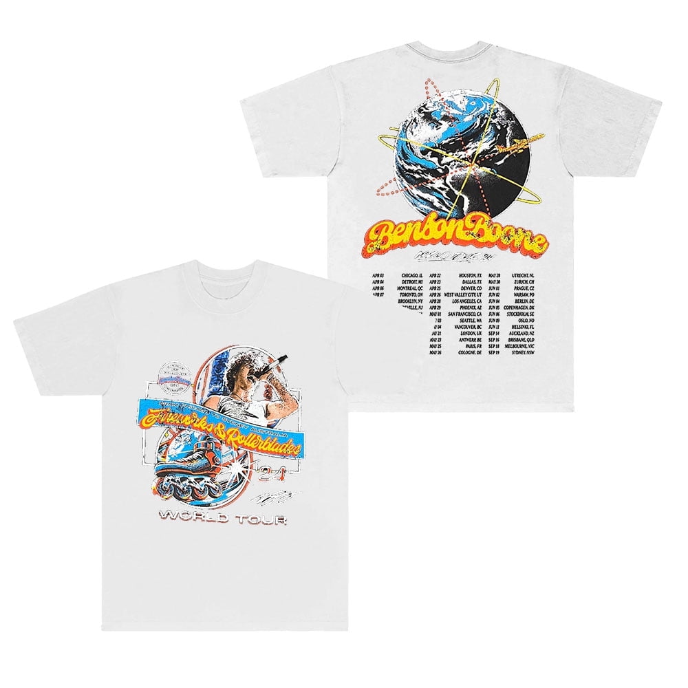 Benson Boone Vintage T-shirt Merch unisex casual and fashionable round ...