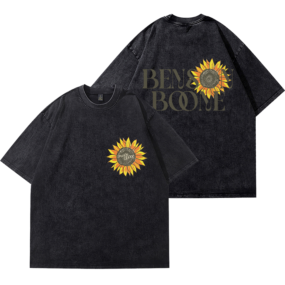 Benson Boone Vintage Wash Tee Fireworks and Rollerblades World Tour ...