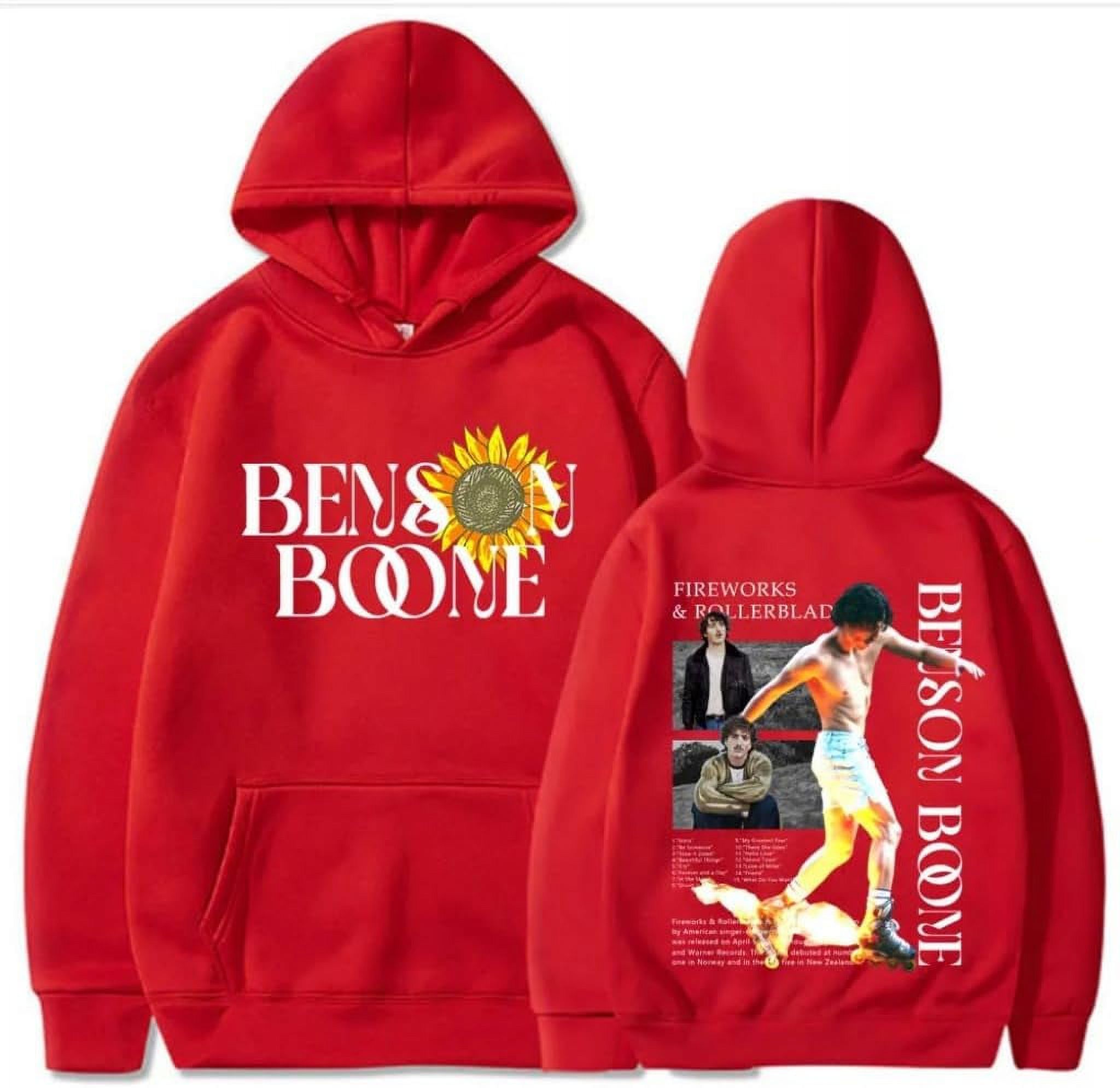 Benson Boone World Tour Hoodies for Women Men Pullover Sweatshirt ...