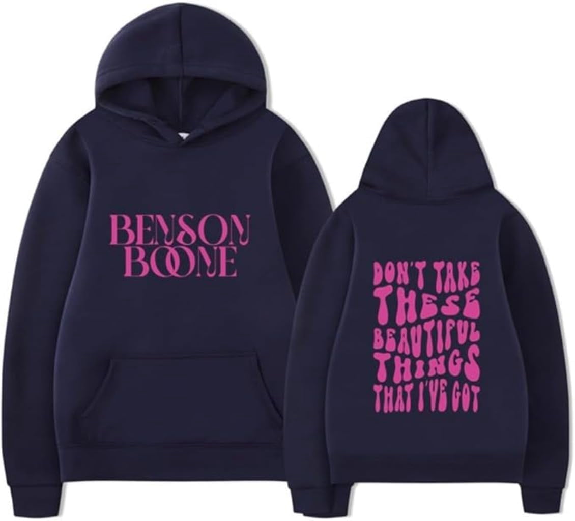 Benson Boone World Tour Hoodies for Women Men Pullover Sweatshirt ...