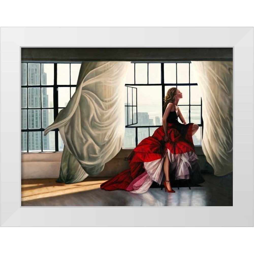 Benson, Pierre 14x12 White Modern Wood Framed Museum Art Print Titled ...