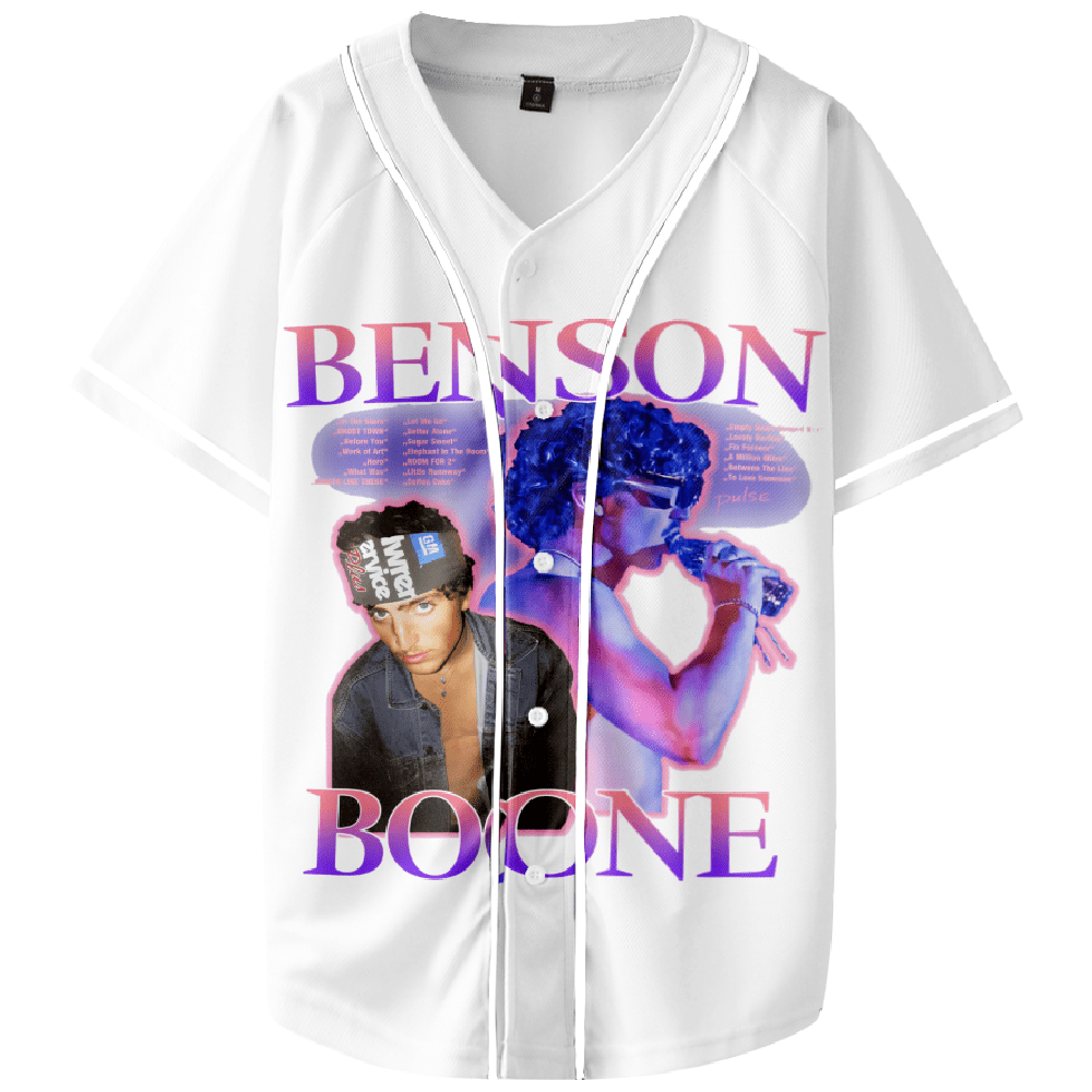 Benson boone Merch Baseball Tee Suit Unisex Fashion Summer T-Shirt ...