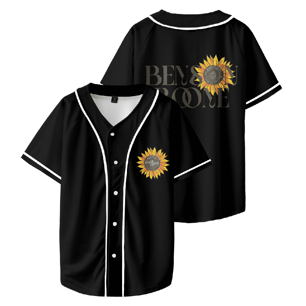 Benson boone Merch Sun Flower Baseball Tee Suit Unisex Fashion Summer T ...