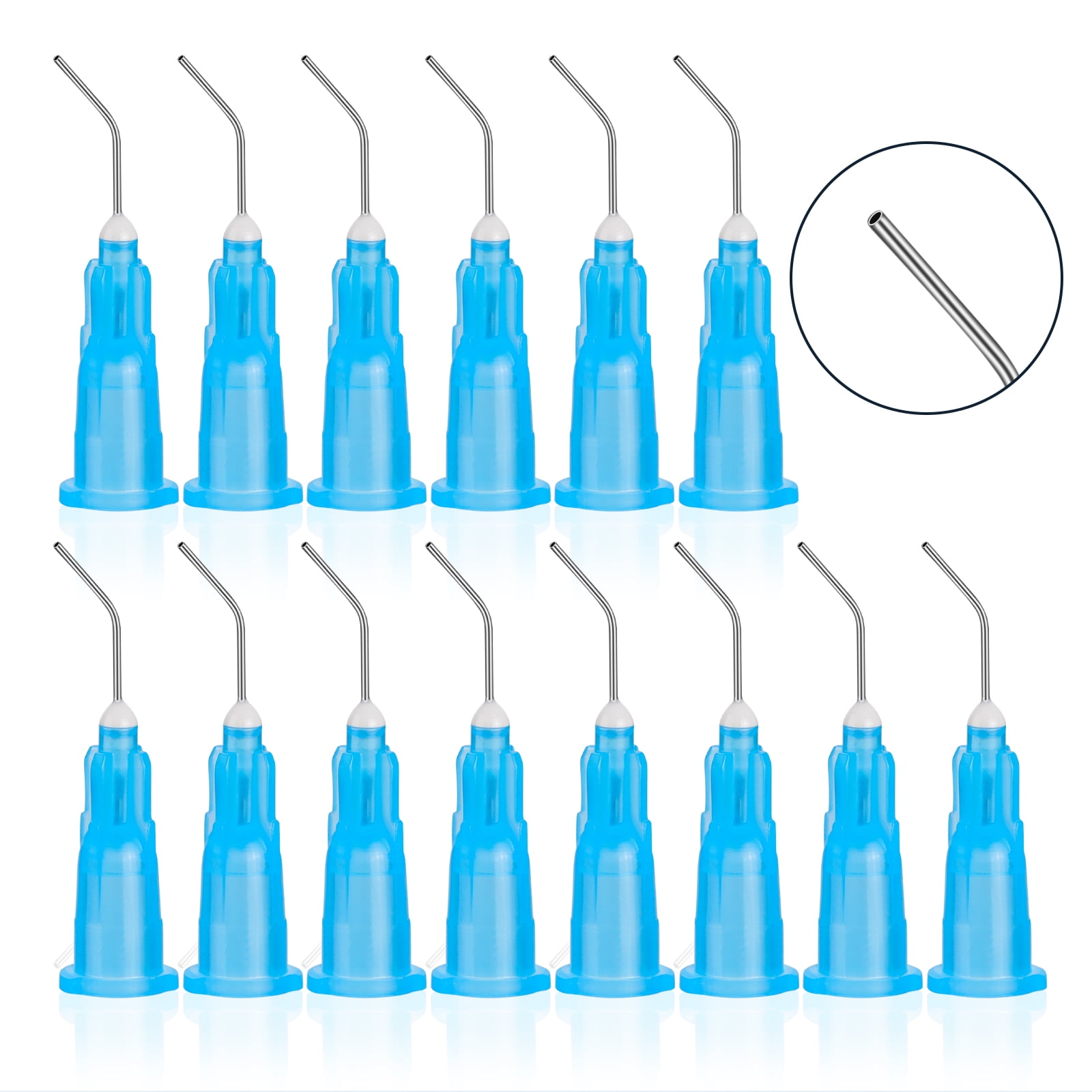 Bent Dispensing Tips 23g,needles dental curing glue with precision tip ...