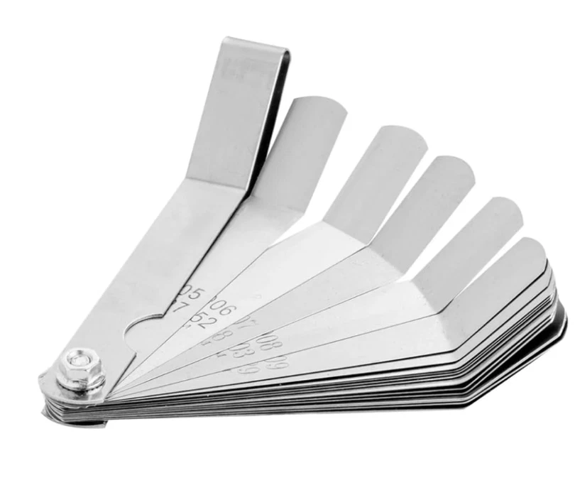 Bent Feeler Gauge 16 Blade Feeler Gauge Imperial/Metric 45º Blades Offse - Walmart.com
