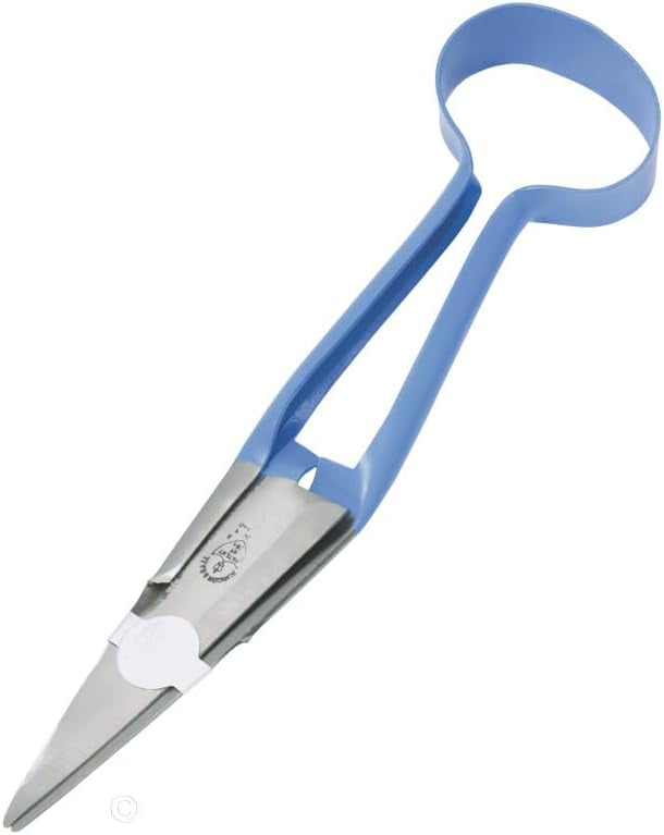 Bent Hand Shear for Wool Sheep & Livestock - 5.5" Blade - Blue ...